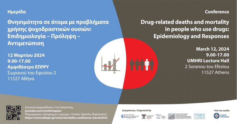 Ημερίδα ‘Θνησιμότητα σε άτομα με προβλήματα χρήσης ουσιών ...